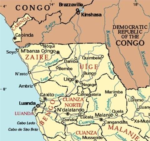 Breve historial do ex-Distrito do Congo português – Wizi-Kongo